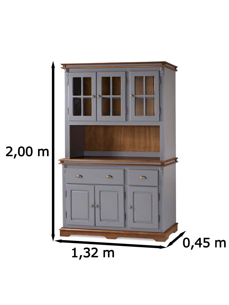 Arca Oratório Manchester 3 Portas + Nicho 200 x 132 x 45 cm (A x L x P ...