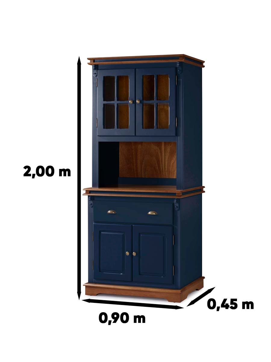 Arca Oratório Manchester 2 Portas + Nicho 200 x 90 x 45 cm (A x L x P ...